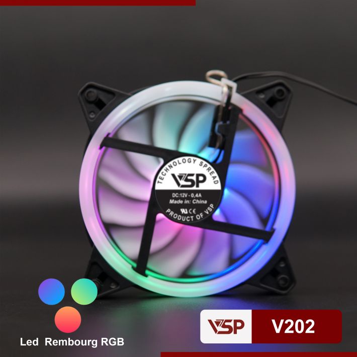 FAN LED 2 MẶT VSP V202 | 9hComputer